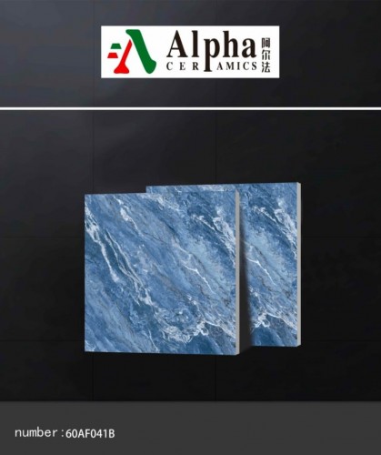 ALPHA | Tiles | 24 X 24 | 60AF041B | Floor Tile | Polished | Blue ...