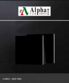 ALPHA | Tiles | 24 X 24 | 60AF100H | Floor Tile | Polished | Black ...