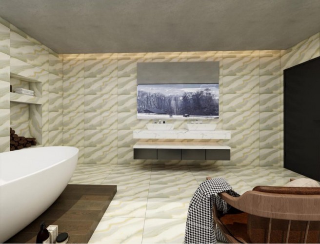 GAOGE | Tiles | 16 X 32 | TC48GG015P | Floor Tile | Polished | Ivory ...