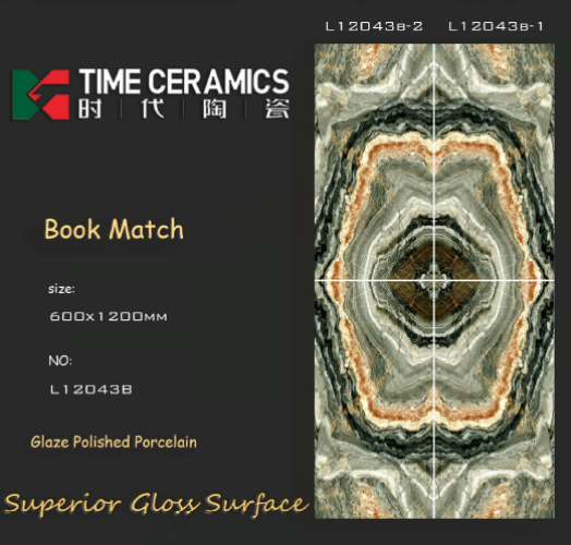 TIME | Tiles | 24 X 48 | L1-2043B | Floor Tile | Polished | Multicolour ...
